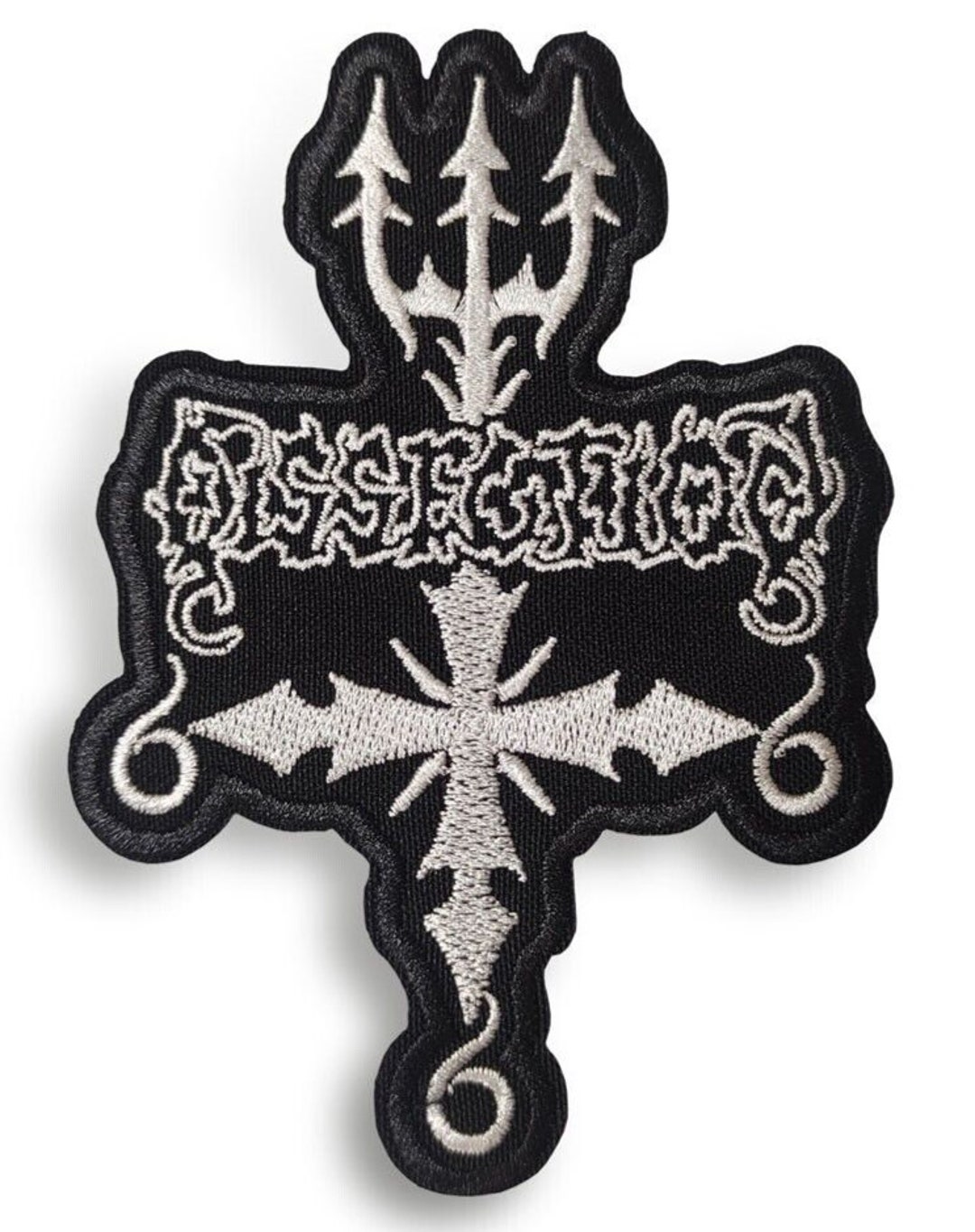 Dissection Embroidered Sew-on Patch | Swedish Melodic Black-death Black Metal Band Logo - Etsy