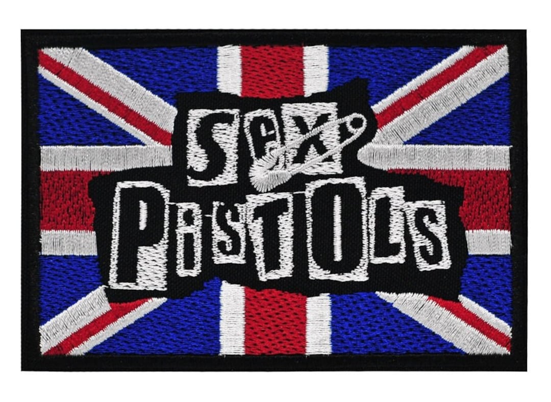 Sex Pistols Embroidered Sew On Patch Uk Flag English Punk Rock Music Band Logo Etsy