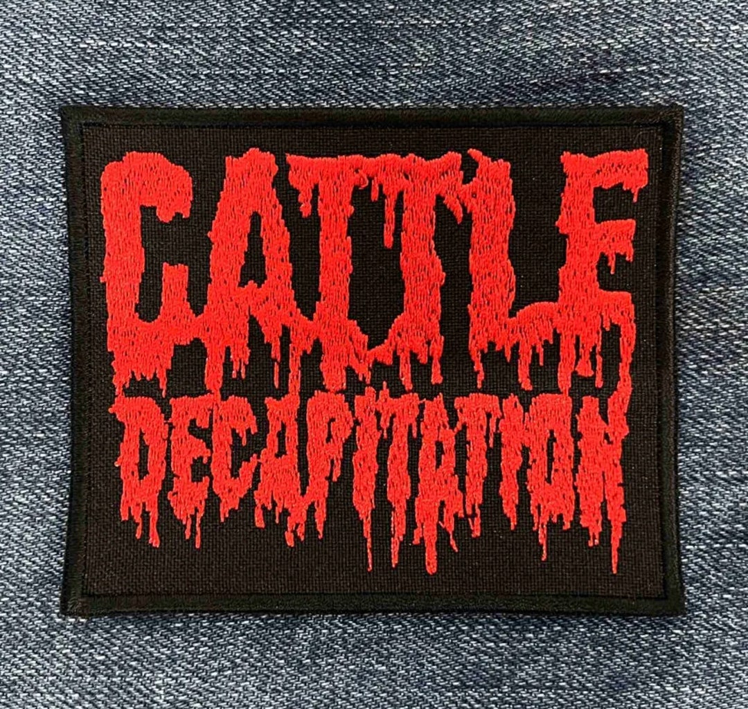 Cattle Decapitation Embroidered Sew-on Patch | American Grindcore ...