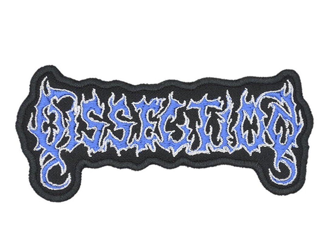 Dissection Embroidered Sew-on Patch | Swedish Melodic Black-death Black Metal Music Band Logo - Etsy