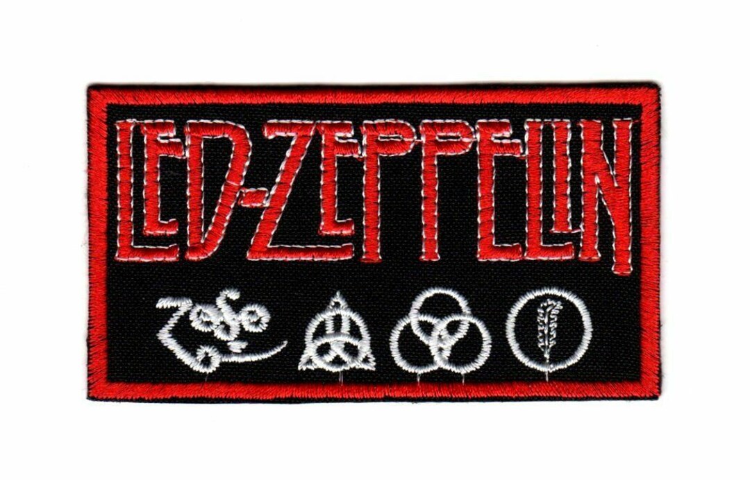 Led Zeppelin Embroidered Sew-on Patch | English Hard Blues Folk Rock ...
