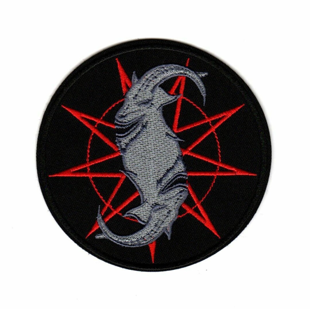 Slipknot Embroidered Sew-on Patch | Baphomet American Heavy Nu ...