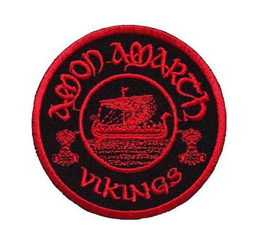 Amon Amarth Vikings Embroidered Sew-on Patch Ship Scum Swedish Melodic Death Metal Music Band ...