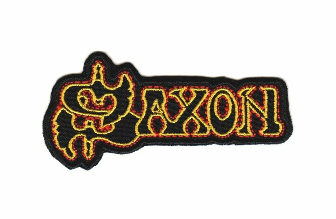 Saxon Embroidered Sew-on Patch | English British Heavy Metal Music Band ...