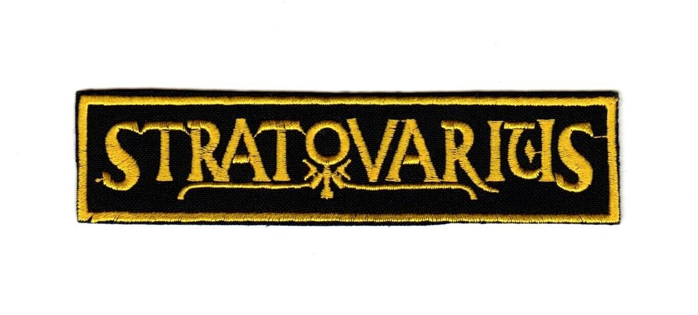 Stratovarius Embroidered Sew-on Patch Black Water Finnish Power Neoclassical Music Metal Band ...