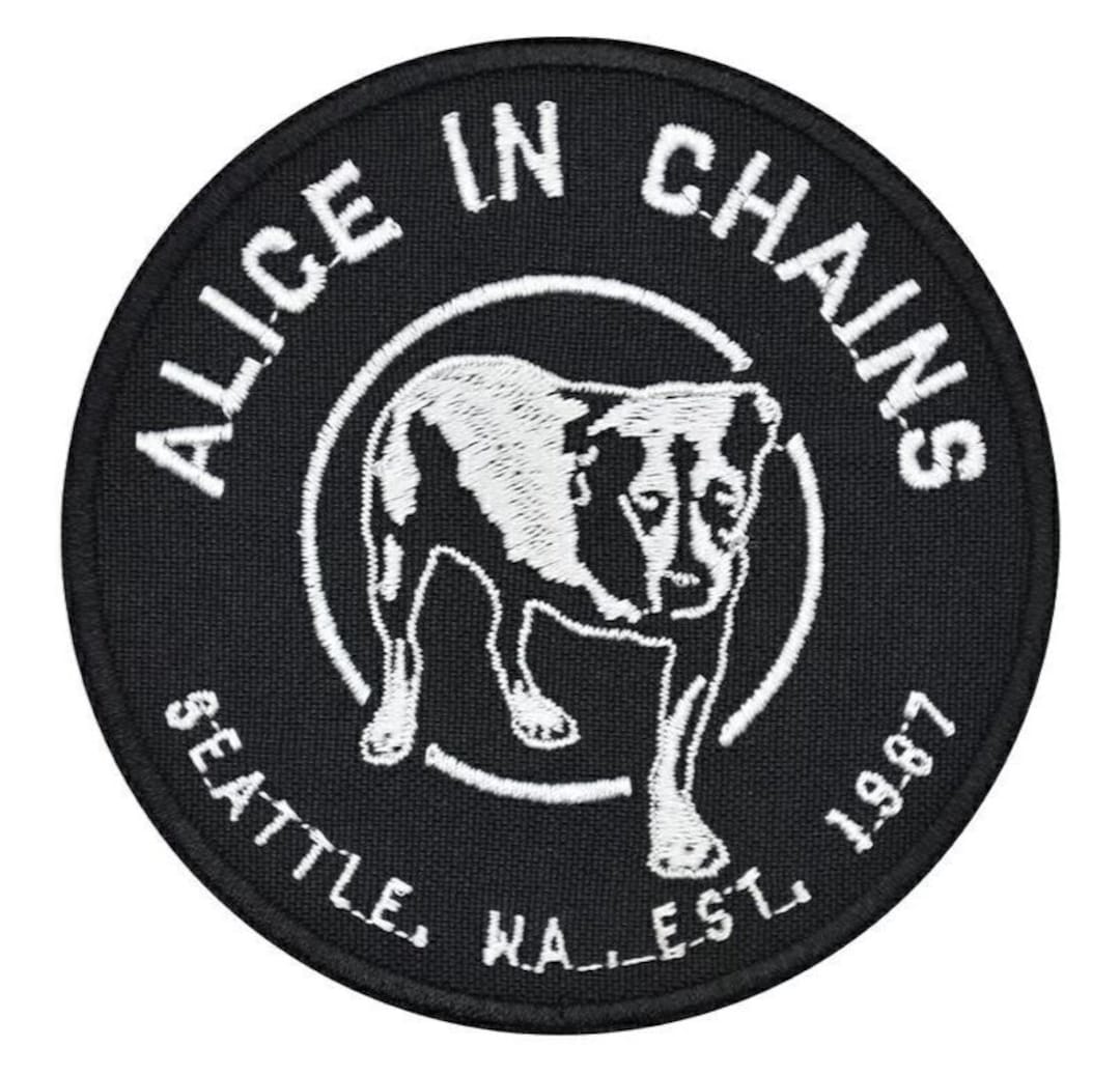 Alice in Chains the Dog Album Tripod Embroidered Sew-on Patch ...