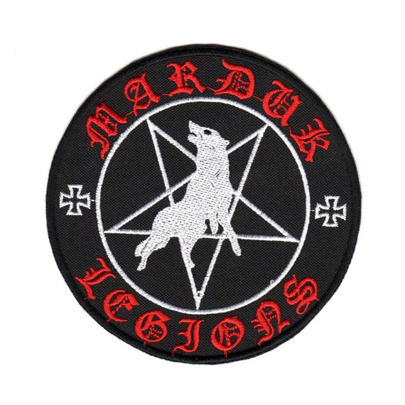 Marduk Band Logo Marduk Black Gold Rock Band Personalized Patches