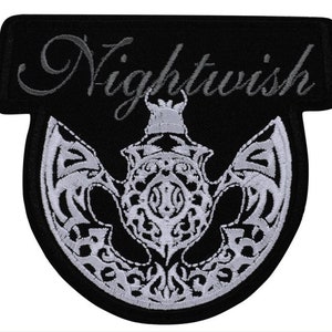 Nightwish Embroidered Sew-on Patch | Finnish Symphonic Power Folk ...