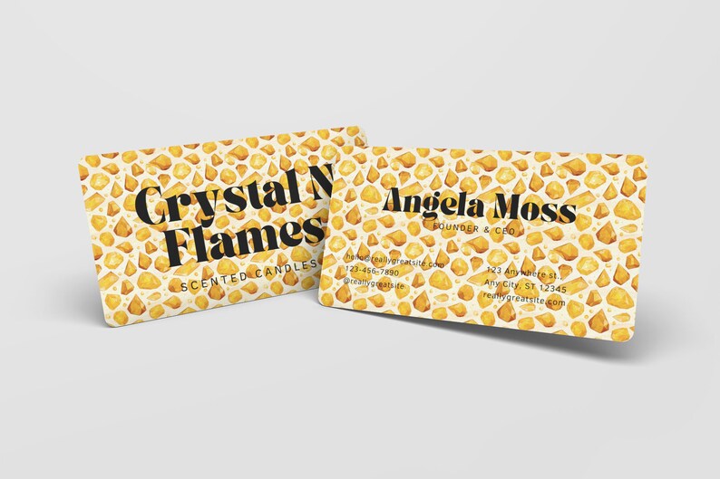 10 Amber Seamless Digital Papers, Digital Paper, Crystal Patterns ...