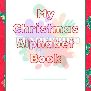 Alphabet Workbook A to Z Christmas Handwriting Tracing - Etsy