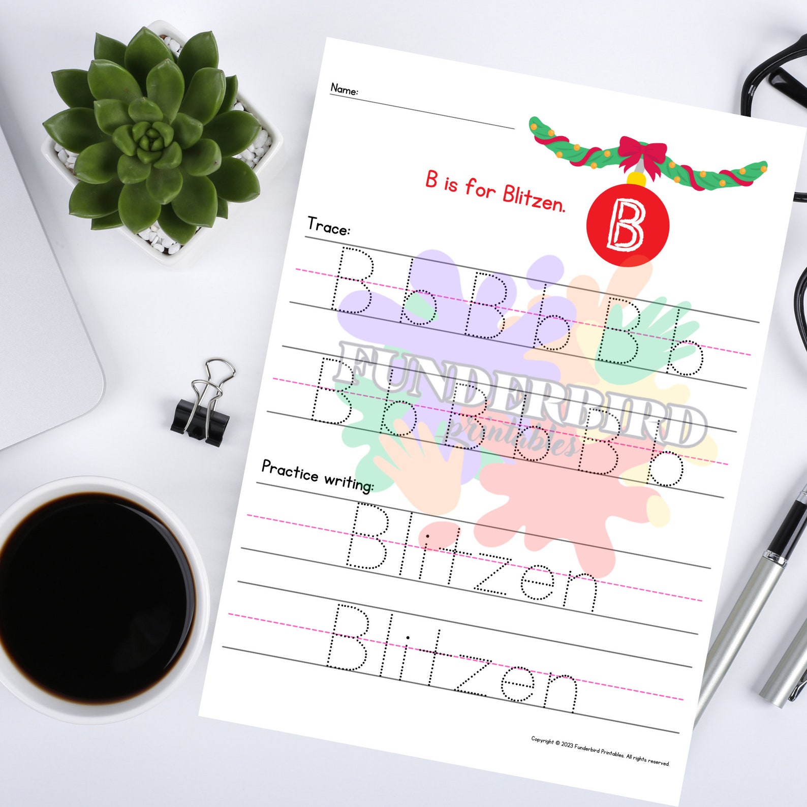 Alphabet Workbook A to Z Christmas Handwriting Tracing - Etsy