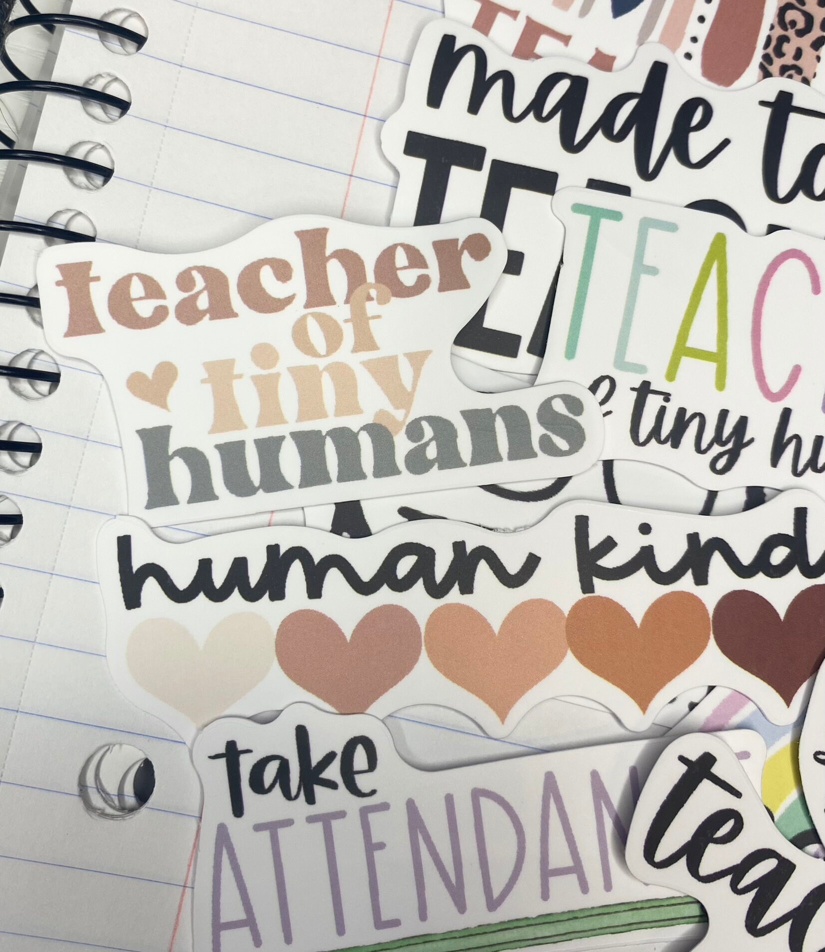 Teacher Stickers: Waterproof Vinyl Decals for Laptop, Water Bottle - Etsy