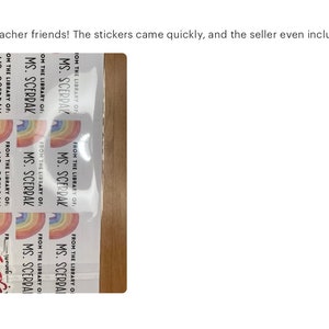 Personalized Teacher Book Labels: Rainbow Library Stickers - Etsy
