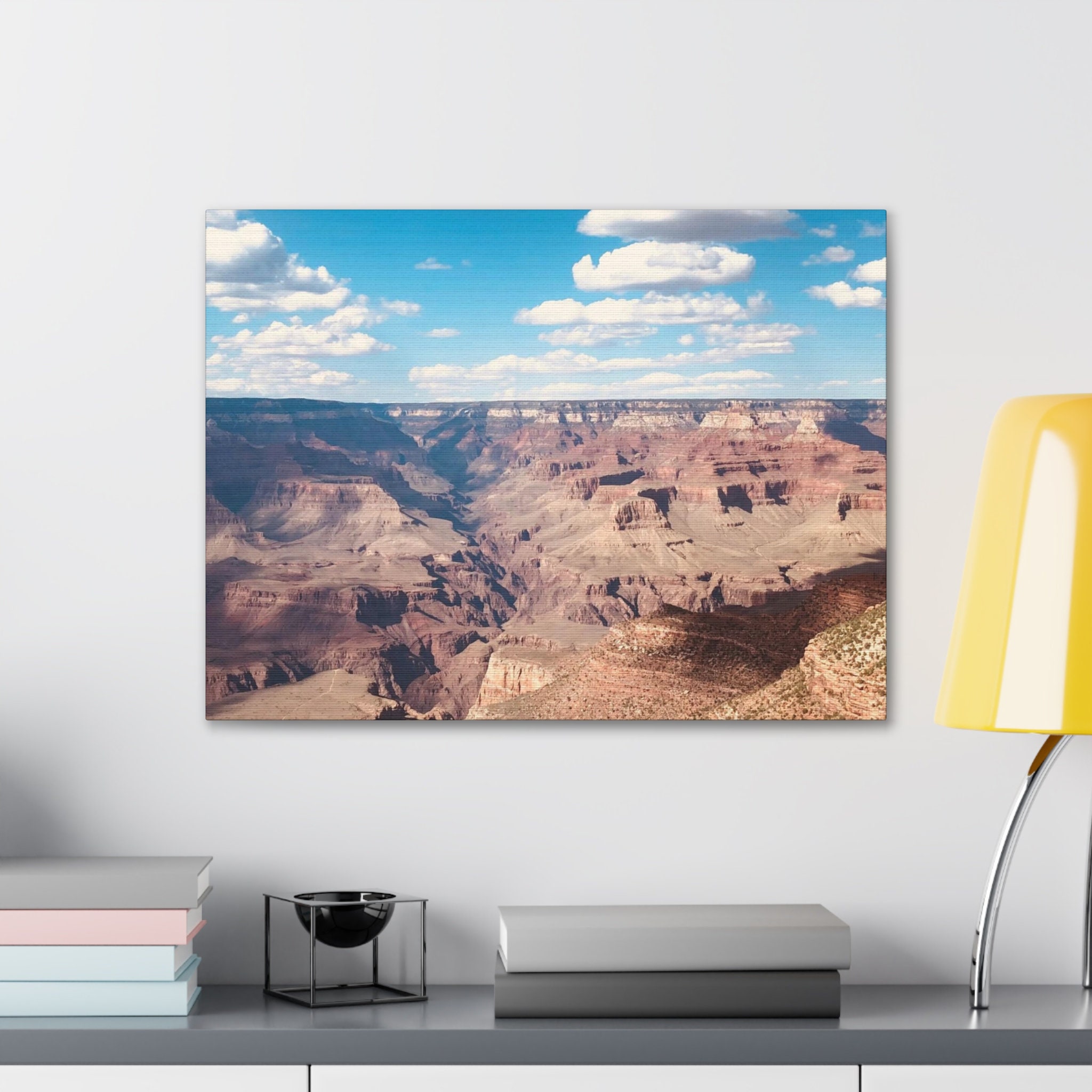 Grand Canyon South Rim Overlook, View of the Grand Canyon at the South ...