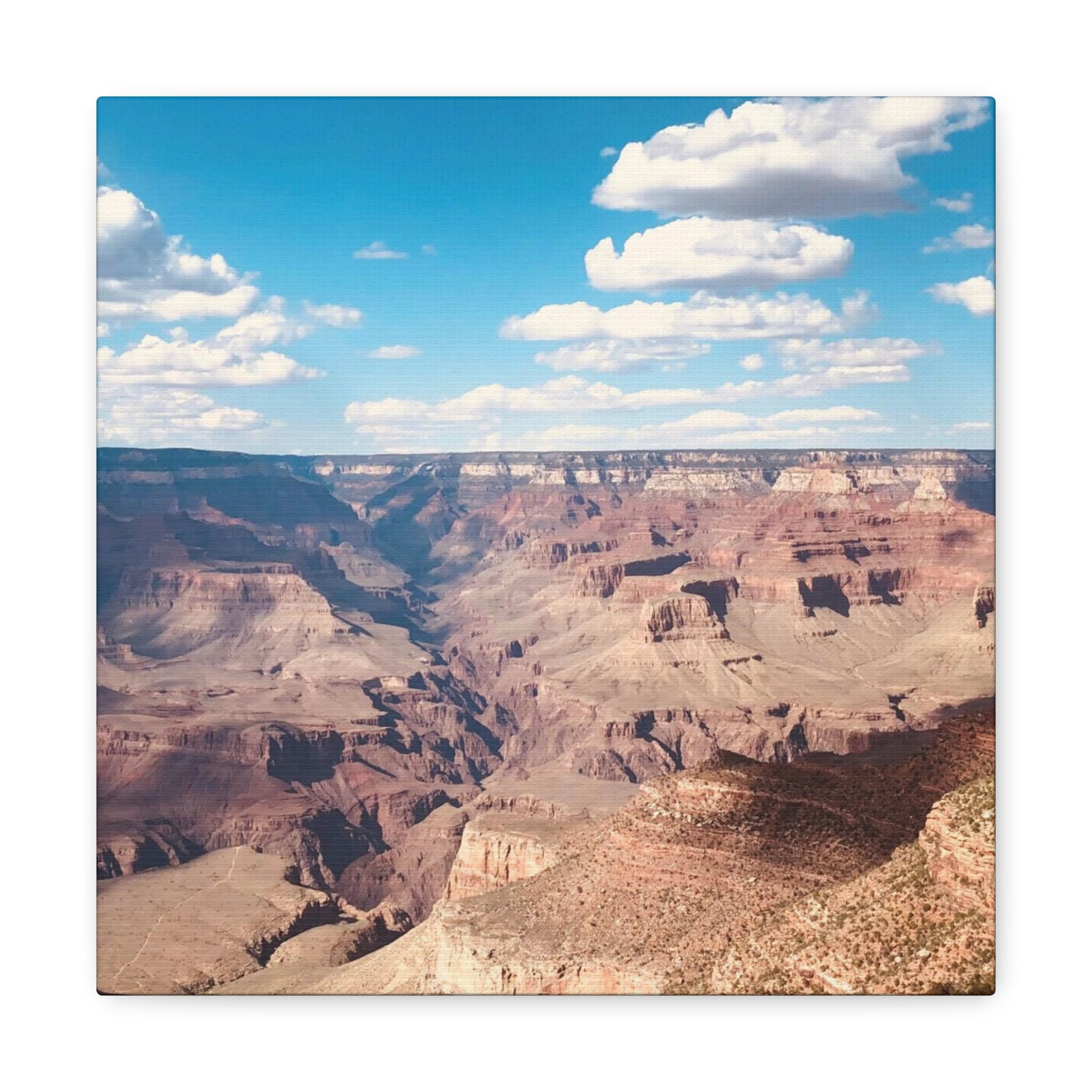 Grand Canyon South Rim Overlook, View of the Grand Canyon at the South ...