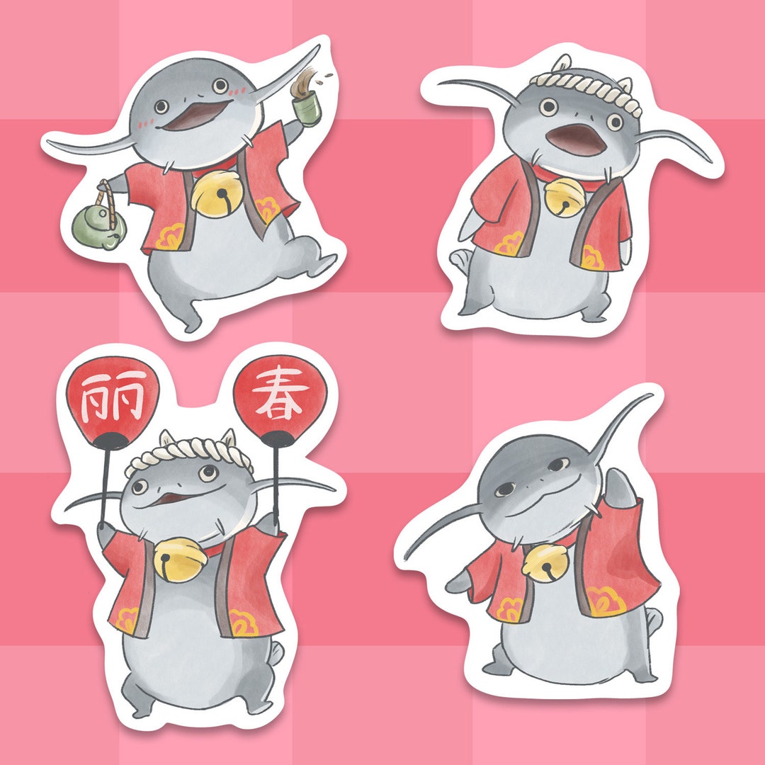 Namazu Stickers | FFXIV Final Fantasy Xiv for Laptops Journals Fanart ...