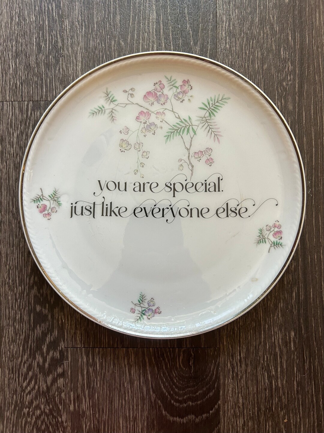 Vintage Plate You Are Special Sassy Swear Words China Plates - Etsy