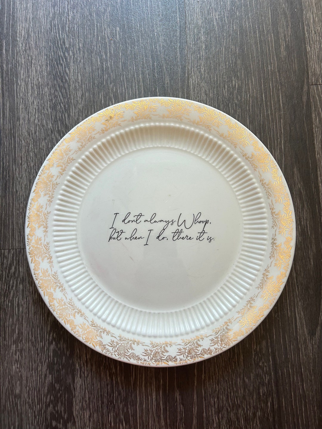 Vintage Plate WHOOP Sassy Swear Words China Plates - Etsy