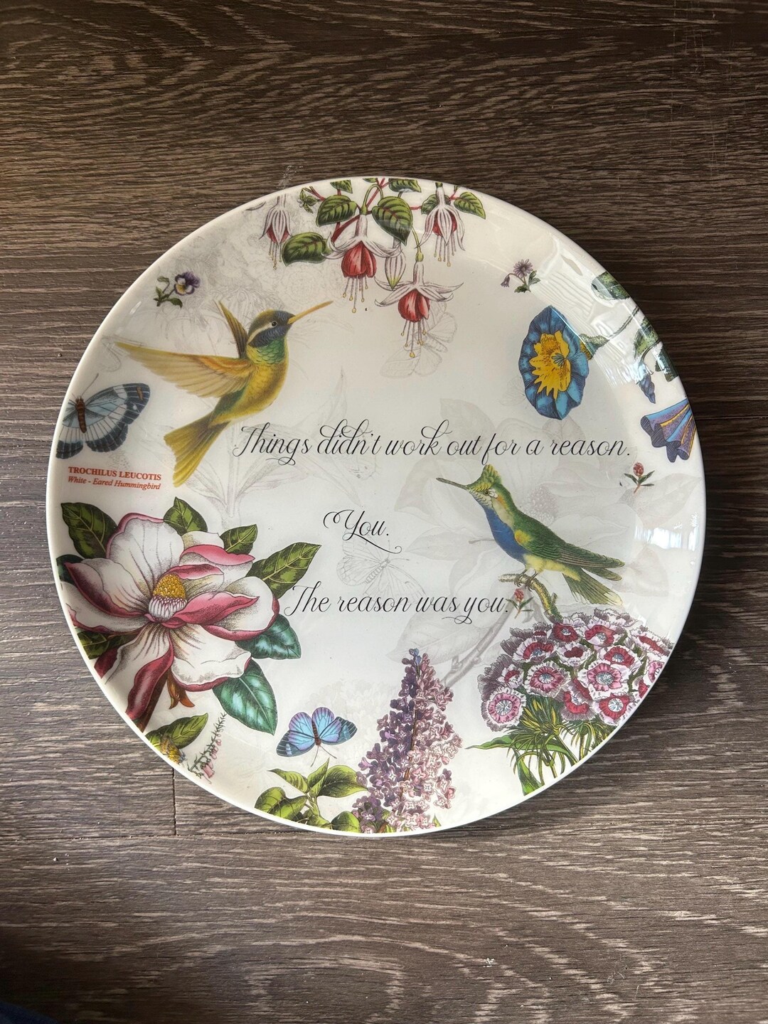 Vintage Plate the Reason Was YOU Sassy Swear Words China Plates - Etsy