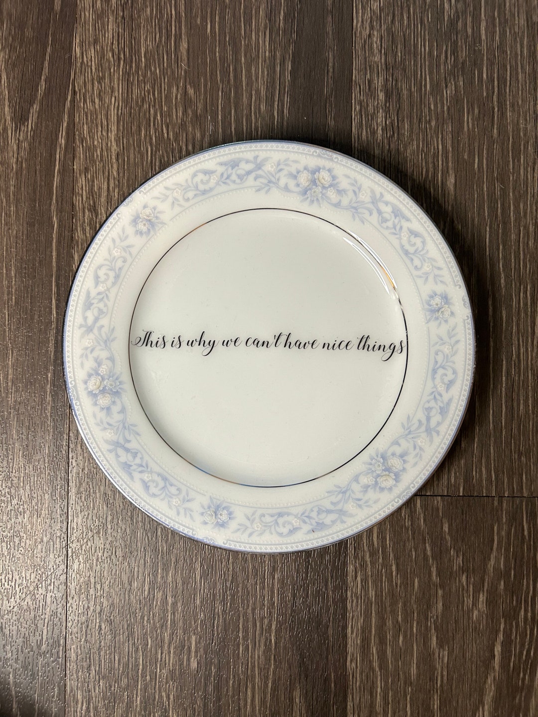 Vintage Plate This is Why We Cant Have Nice Things Sassy Swear Words ...