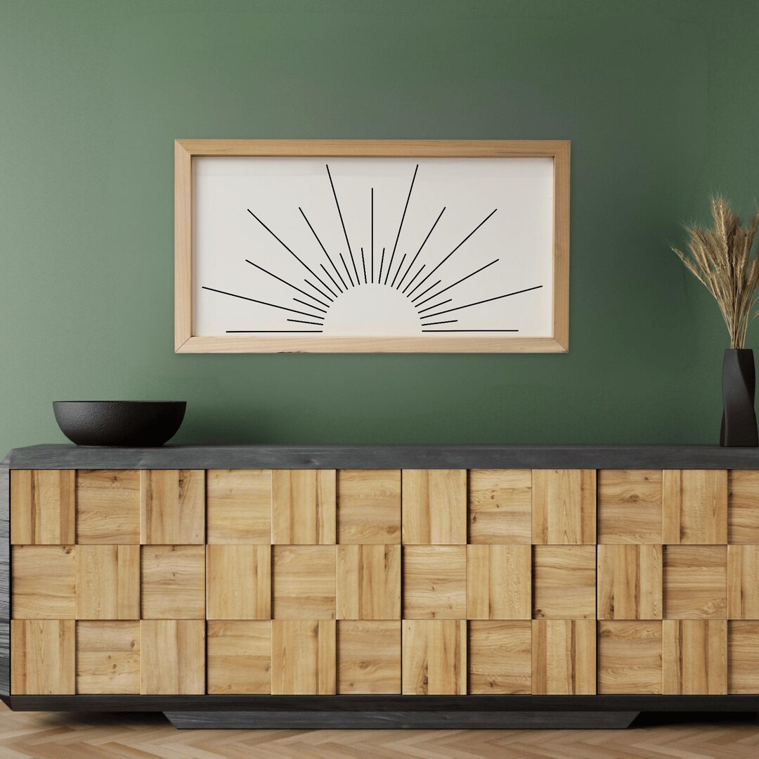 Sun Sun Wall Decor | Sun Art Decor | Sunrise Art | Beach Sunset Framed ...