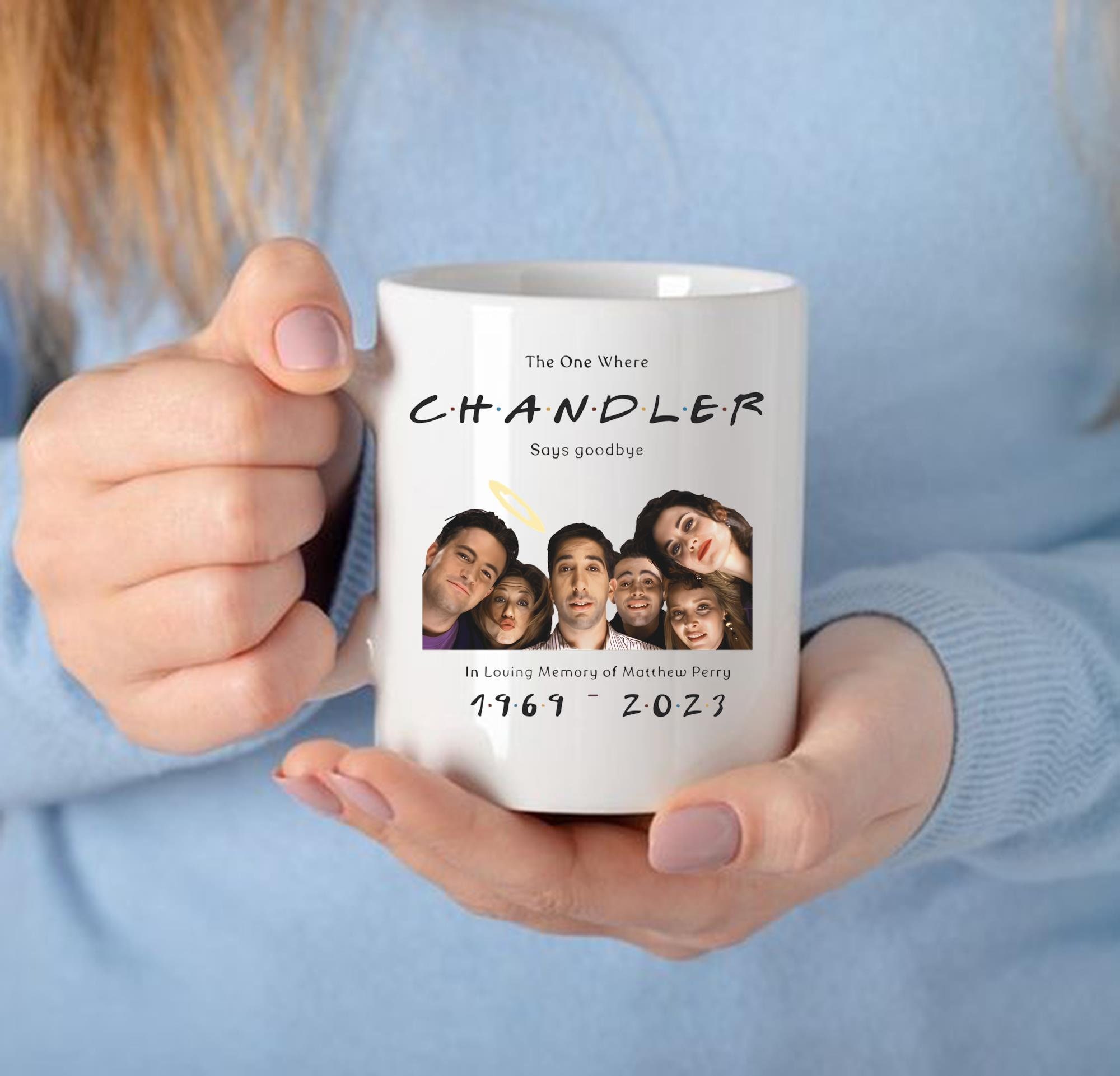 Says Googbye Matthew Perry Mug, Matthew Perry Mug, Matthew In Memory ...