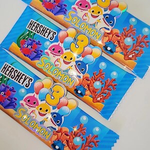 Baby Shark Boy Favor Box, Baby Shark Gift Bag, Baby Shark Gift Bag ...