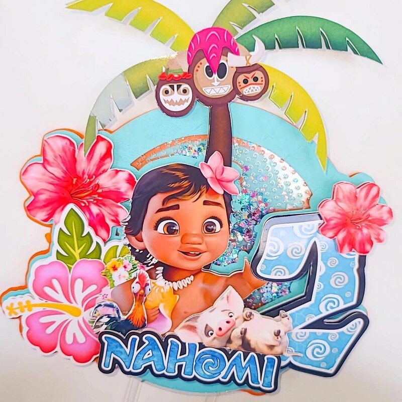 Moana Cake Topper - Etsy
