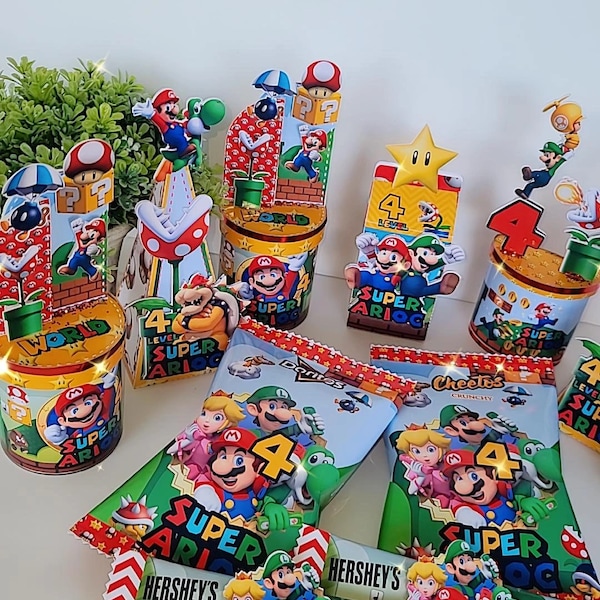 Mario Birthday Box - Etsy