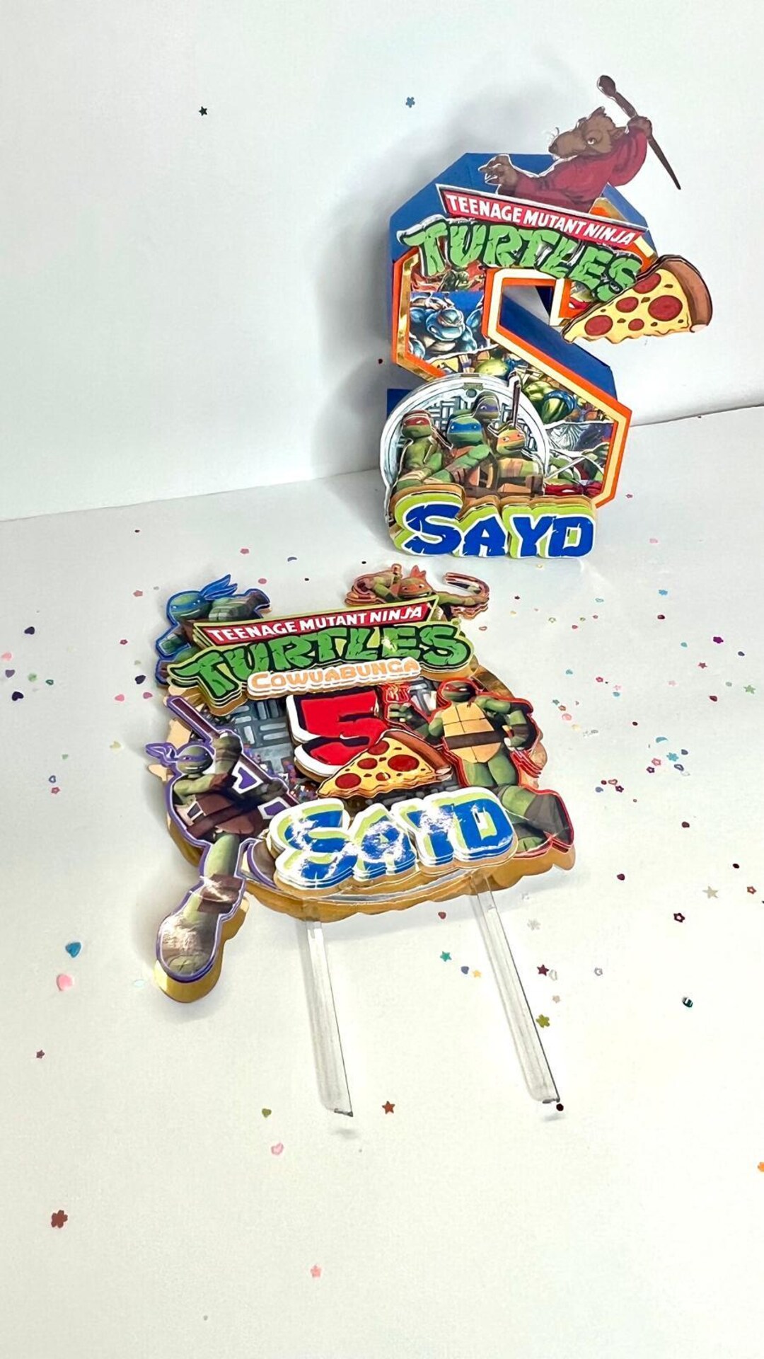 Ninja Turtles Cake Topper - Party Decor Ninja Turtle, Ninja Turtles ...