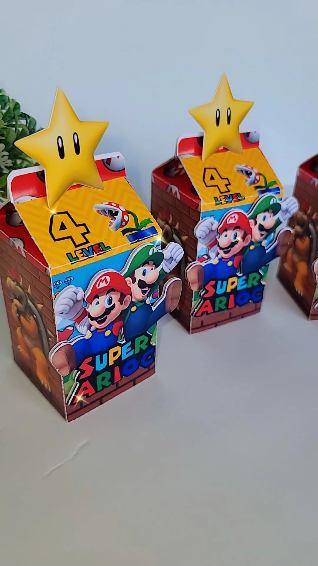 Super Mario Party, Super Mario Birthday, Super Mario Personalized Boxes ...