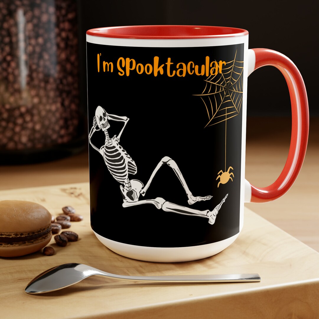 Halloween Skeleton Spooktacular Skeleton Coffee, Tea, Hot Cocoa Mug ...