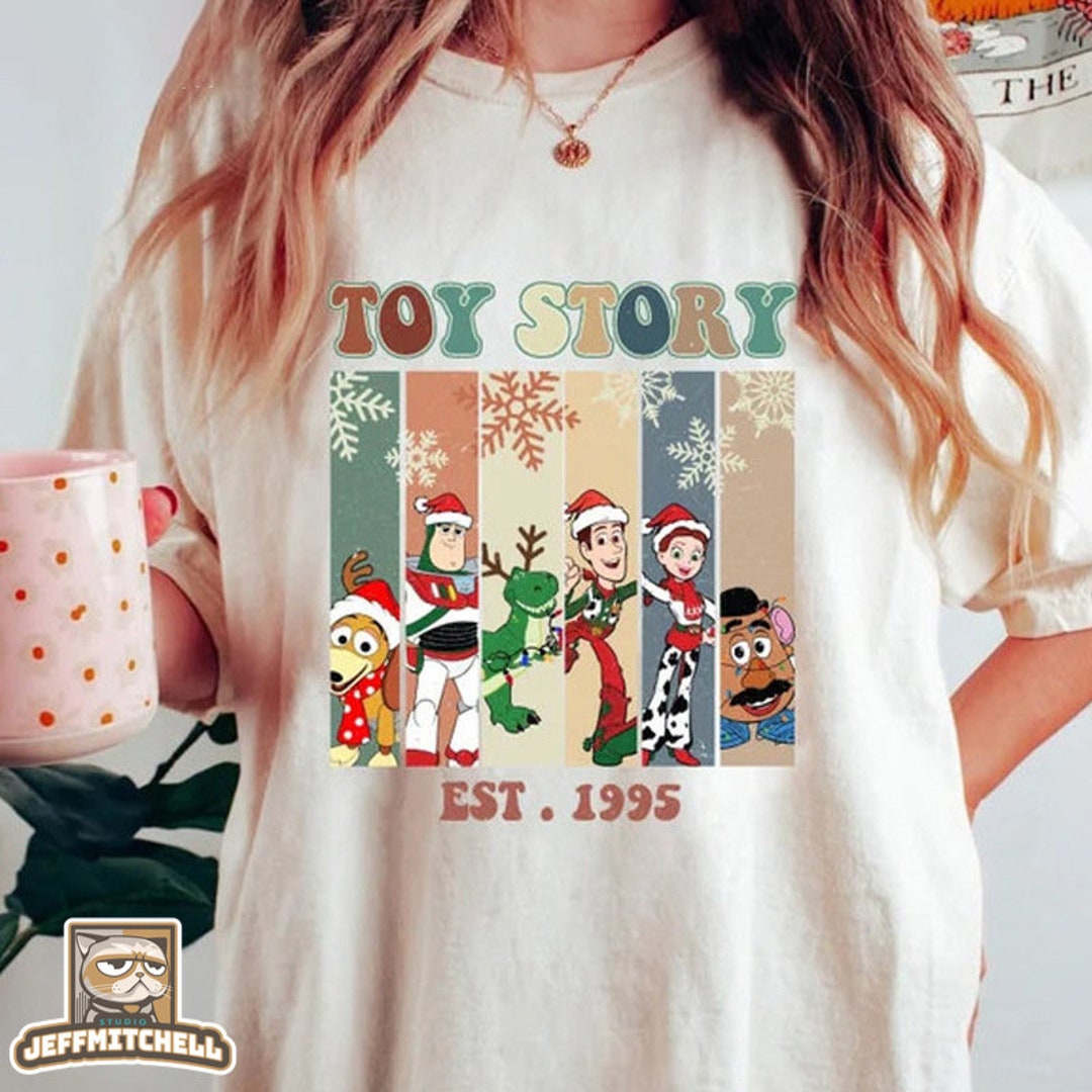 Retro Toy Story Christmas Comfort Colors Toy Story Family - Etsy