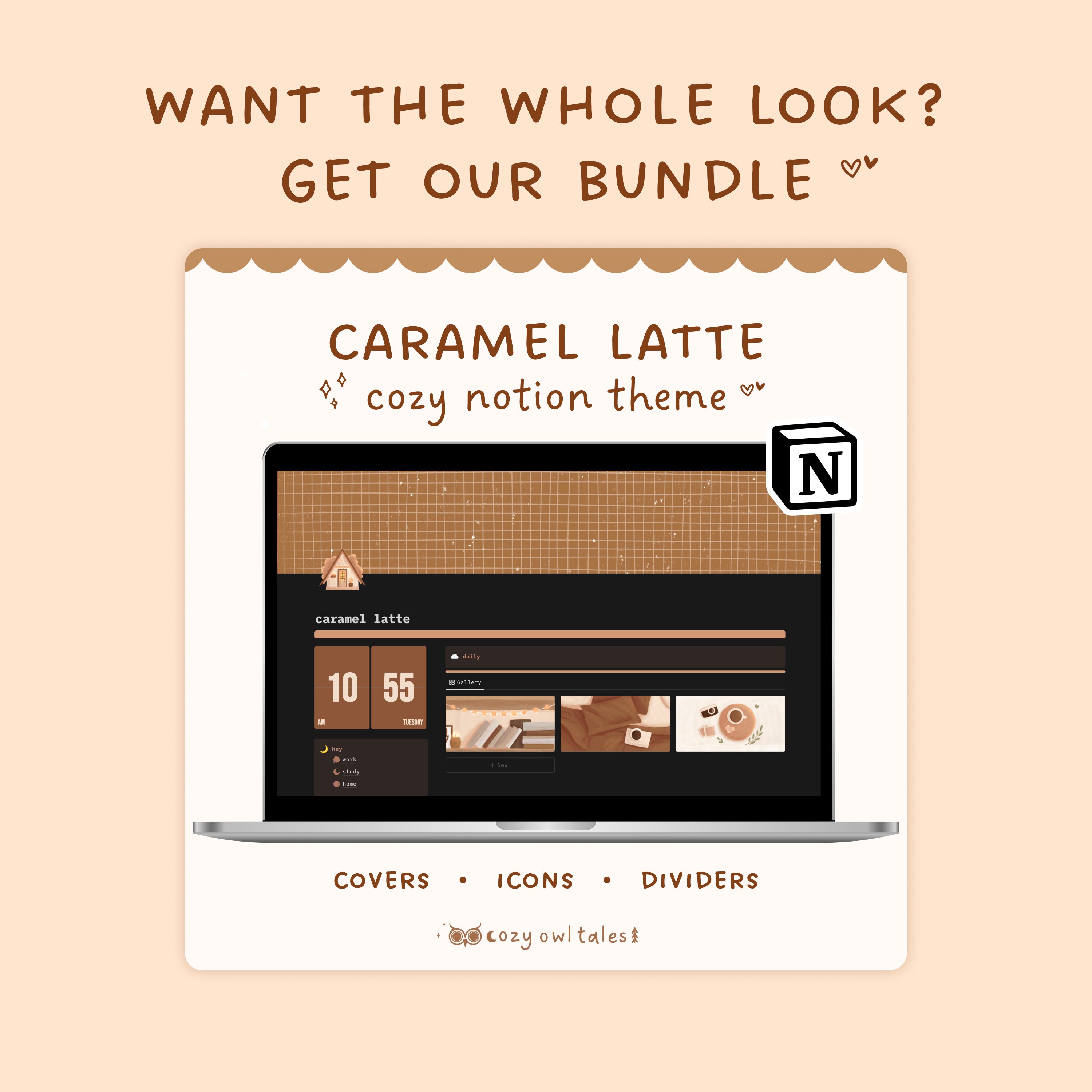 Notion Icons for Notion Templates | Hand-drawn Beige Notion Icons From ...