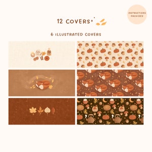 Autumn Notion Covers for Notion Templates | Hand-drawn Beige Notion ...