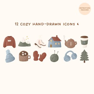 Winter Desktop Wallpaper Organizer 2025-2026 Calendar + Mac Folder ...