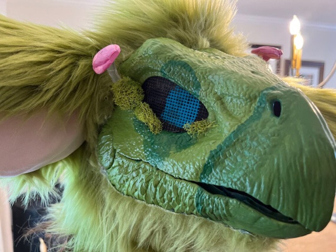 Fully Furred Dino Mask Comission READ DISCRIPTION - Etsy