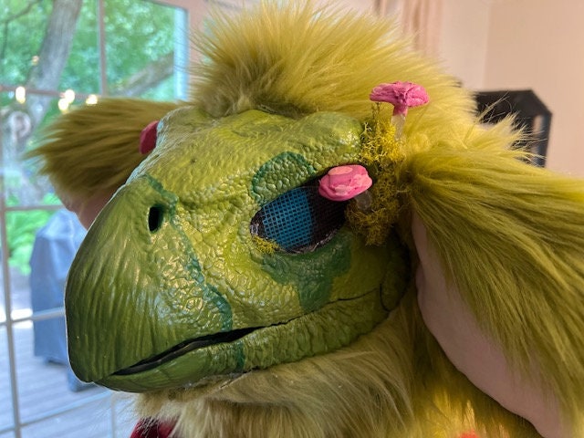 Fully Furred Dino Mask Comission READ DISCRIPTION - Etsy