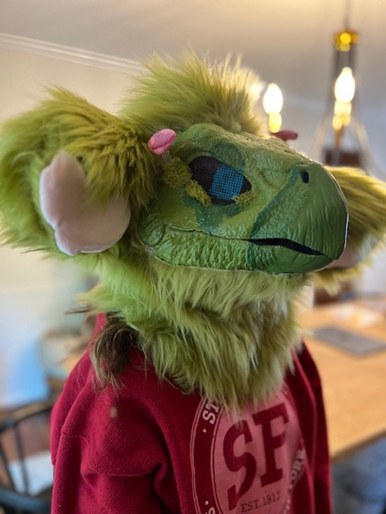 Fully Furred Dino Mask Comission READ DISCRIPTION - Etsy