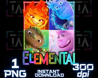 Elemental SVG & PNG Digital Download - Etsy