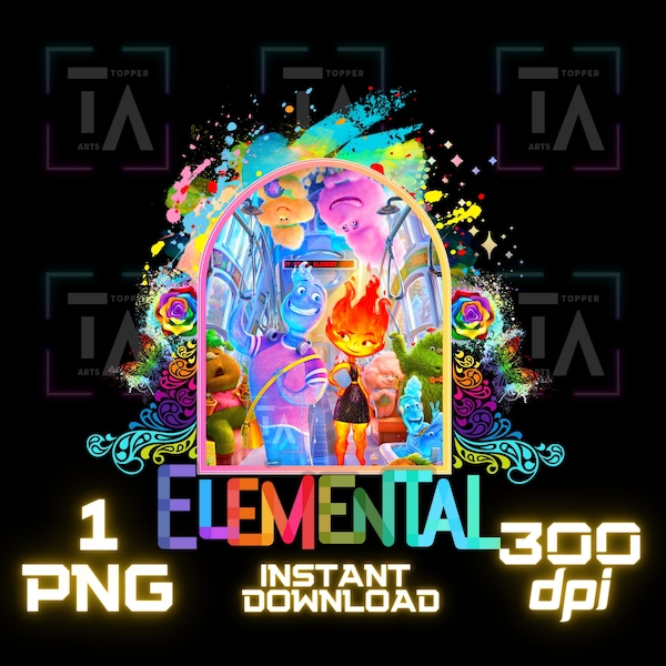 Elemental Svg Png - Etsy UK