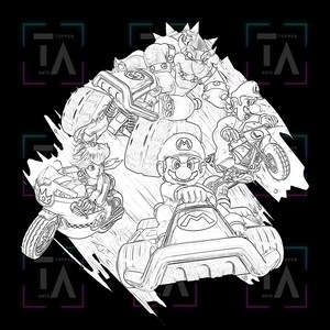 Super Mario Bundle Png Allstars Super Mario Movie Clipart Transparent ...