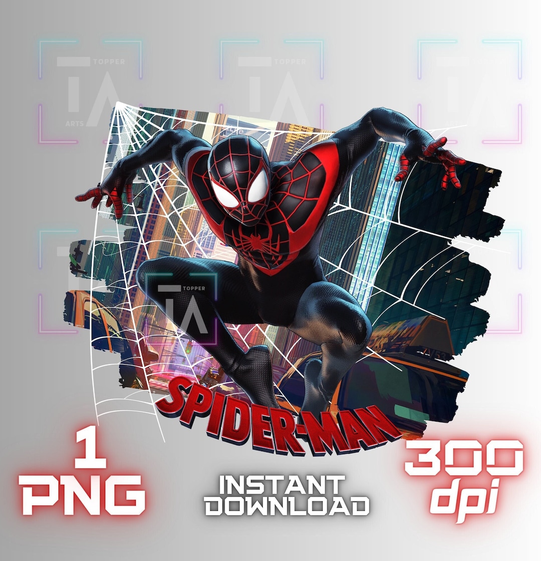 Spiderverse Png Cricut Sticker T Shirt Sublimation Wall Paper ...