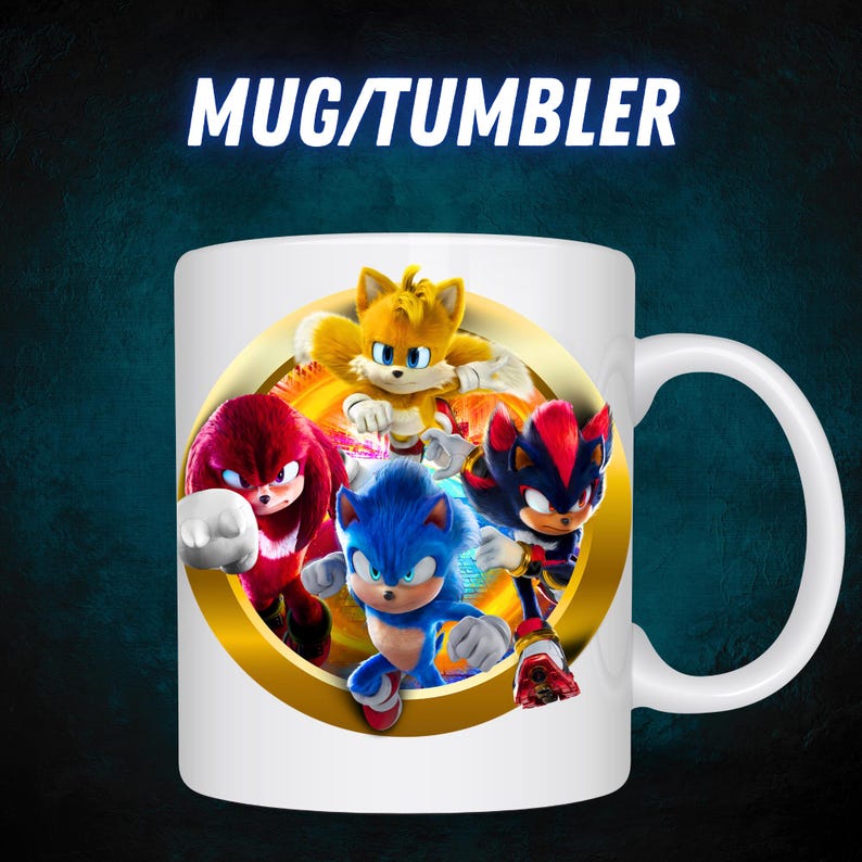 Sonic 3 PNG Pack Movie Shadow the Hedgehog Knuckles Digital Gamer Art ...