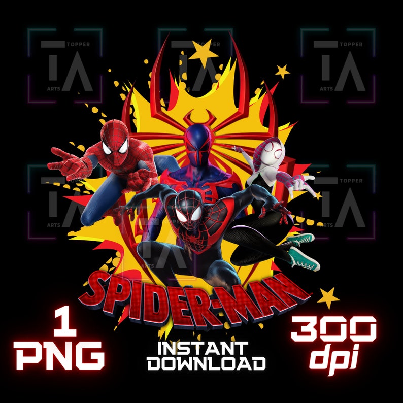 Spiderverse Png, Transparent Image, Printable Spiderman, Digital File ...