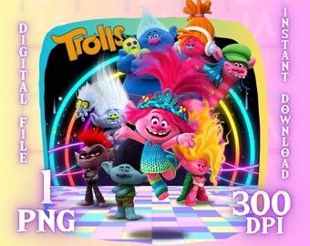 Trolls Movie PNG, Queen Poppy Png, Transparent Image, Printable Branch ...