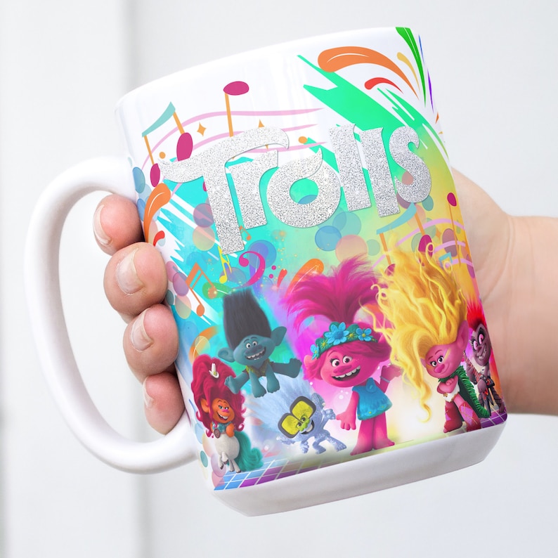 Trolls Band Together PNG Digital Colorful Wall Art Printable Sticker ...