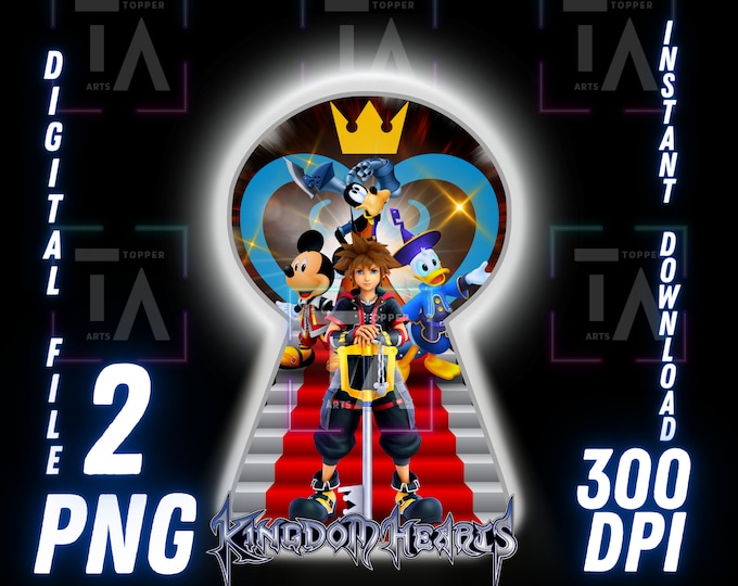 Kingdom Hearts Keyblades Heart Vector. File Comes in Ai, Eps, Pdf, and ...