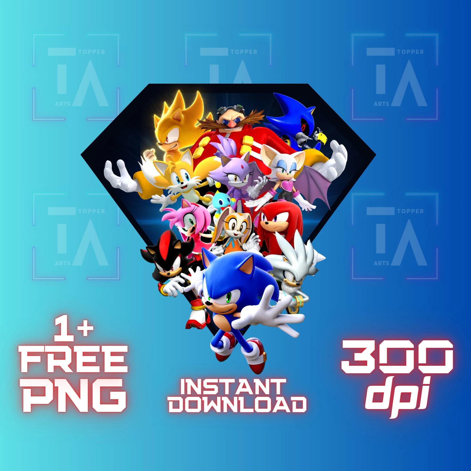 Sonic the Hedgehog Png Sticker Cricut T Shirt Sublimation - Etsy