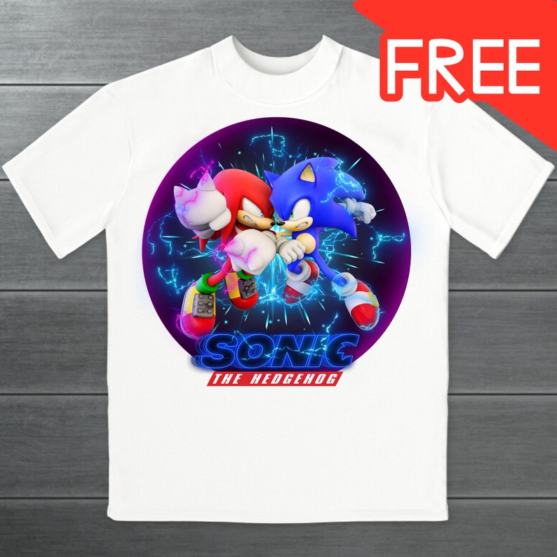 Sonic & Shadow PNG Clipart: Sonic 3 Movie Image (digital File) - Etsy